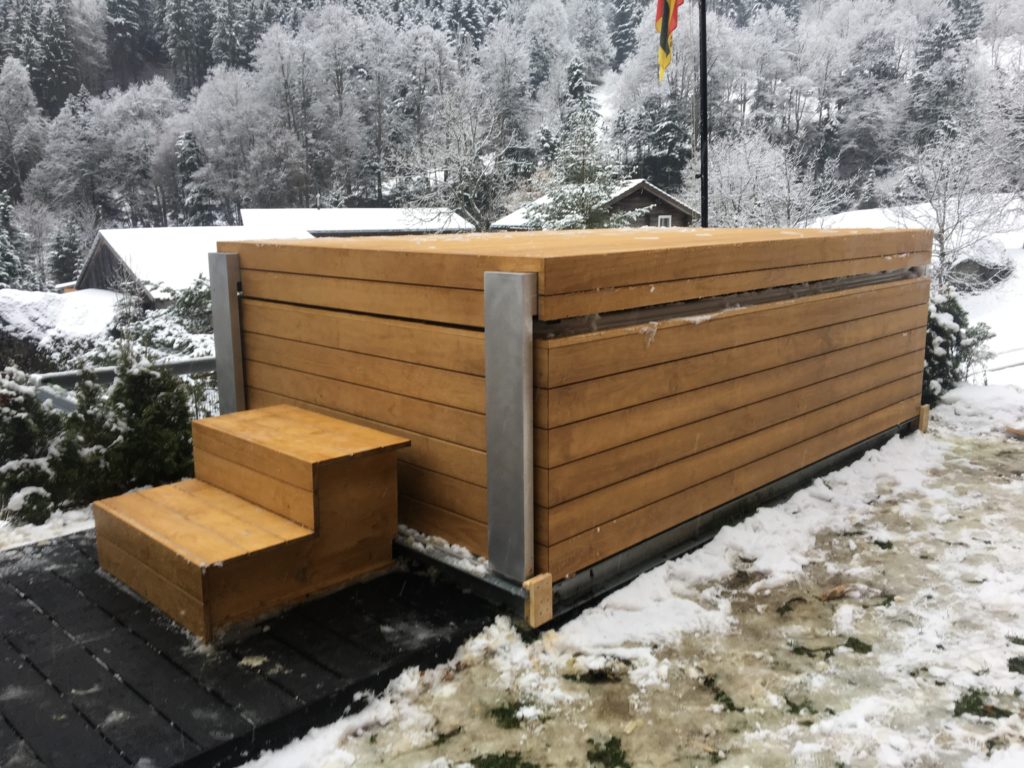 Poolabdeckung Begehbar Schiebbar Variabel Holz - RR Variationen GmbH